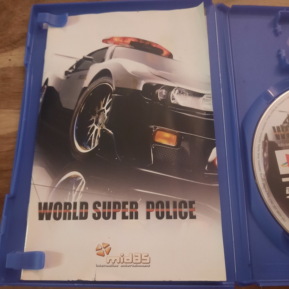 World Super Police PlayStation 2 PS2 (PAL with Manual) | eBay UK