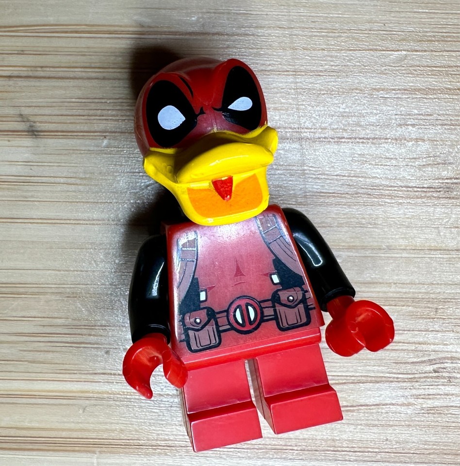 *CUSTOM* LEGO Deadpool Duck MiniFigure (NOT SDCC 2017) *READ!!* marvel ...