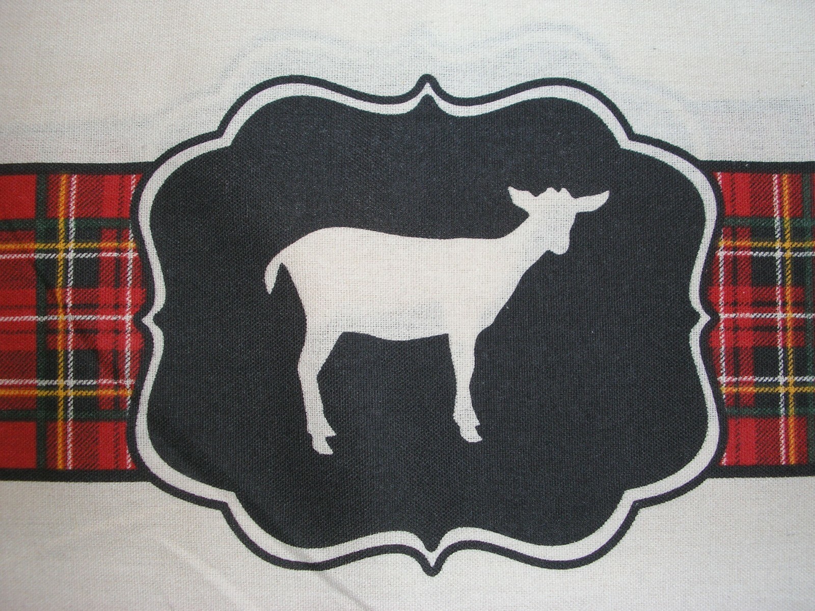 Country Plaid Farm Animal Placemats by Bella Bugg Set Of 4 Rooster Pig ...
