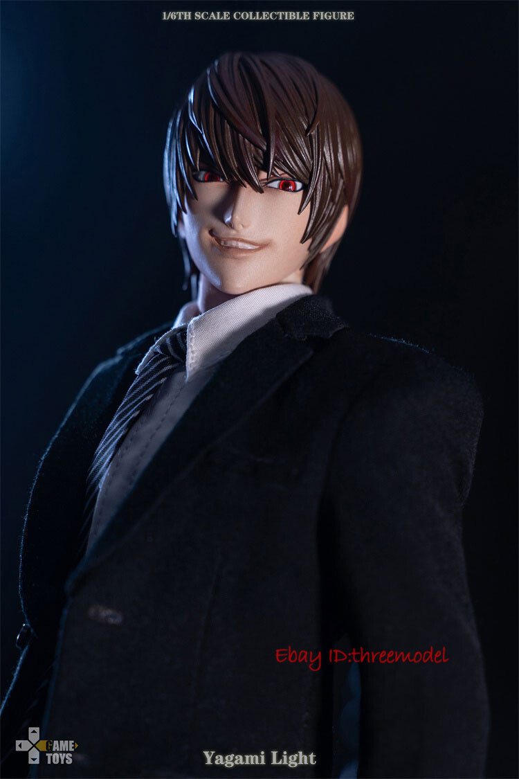 GAMETOYS 1/6 GT-008UP DEATH NOTE Yagami Light KIRA PVC Action Figure IN ...