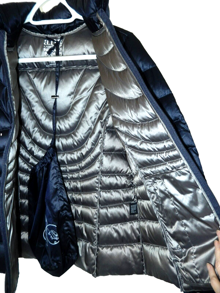 a.n.a Packable PREMIUM DOWN Puffer Jacket-S, Navy Blue NWT $150 | eBay