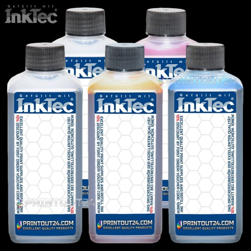 5x200ml Inktec Ink for HP 88 BK XL K 550 5400 8600 L 7580 7590 7680 ...