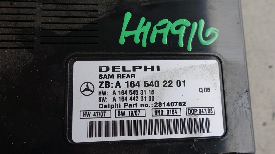 06-13 Mercedes W164 GL550 GL450 Rear SAM Module Control Unit Signal OEM ...