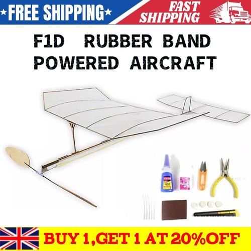 F1d Plane Kit, 2025 New F1d Template Set, Rubber Band Powered Airplane ...