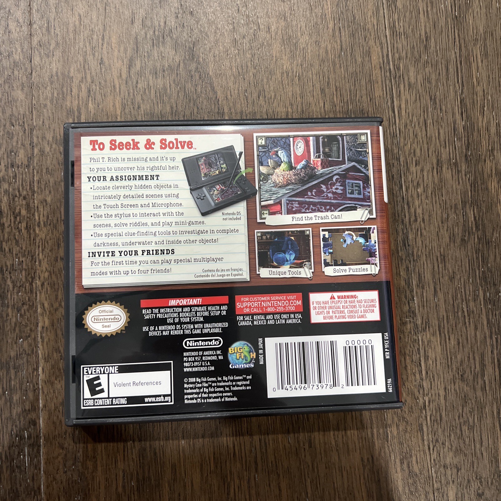 Mystery Case Files: MillionHeir - 2008 Trivia - Nintendo DS 45496739782 ...