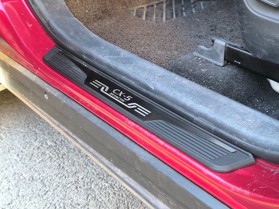 For Mazda CX-5 Car Accessories Door Sill Cover Scuff Plate Protector ...