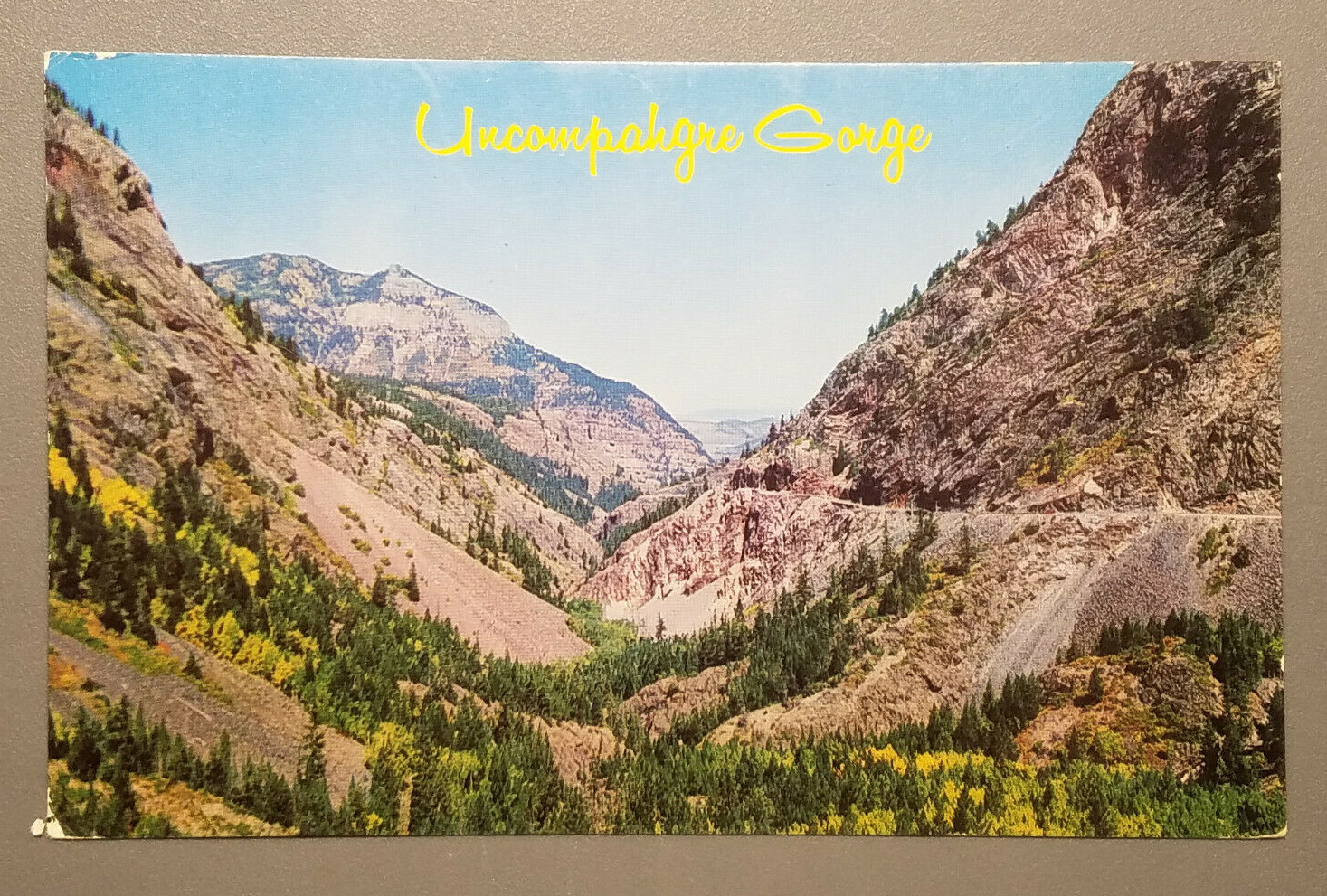 Uncompahgre Gorge Colorado Postcard | eBay