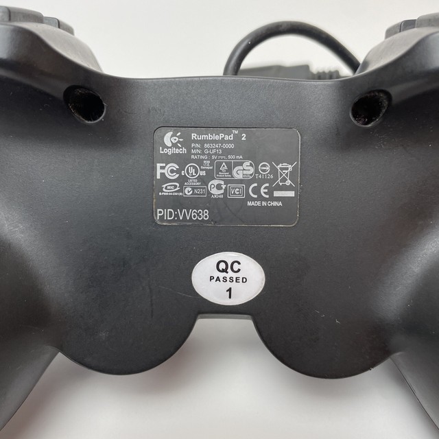 Logitech RumblePad 2 (863247-0000) Gamepad Wired Controller USB for ...