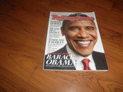 BARACK OBAMA -Rolling Stone Magazine .2008-A Keeper! | eBay