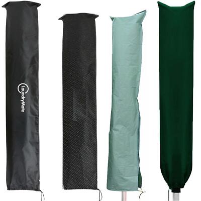 Waterproof Rotary Washing Line Cover Clothes Airer Garden Parasol ...