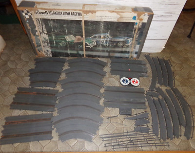 Vintage Revell Atlantica Home Raceway 1/32 Slot Car Track Set Parts | eBay