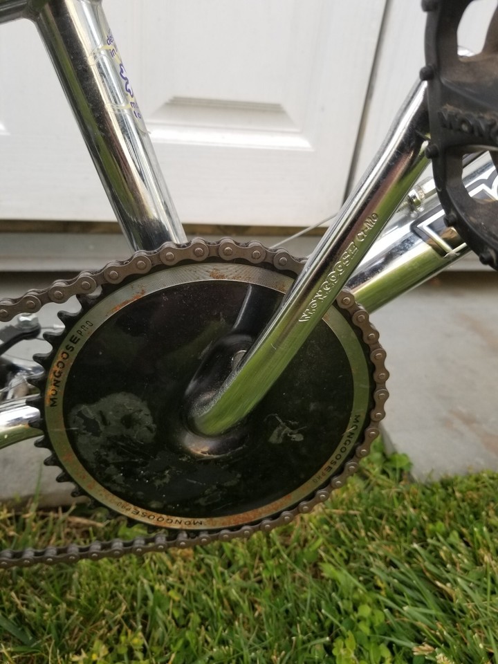 MONGOOSE PRO Sniper CHROME BMX bike vintage class stunt bicycle ...