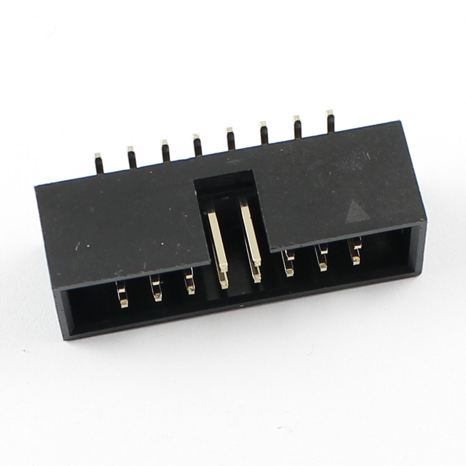 10Pcs 2.54mm Pitch 2x8 Pin 16 Pin SMT Male Shrouded PCB Box header IDC ...
