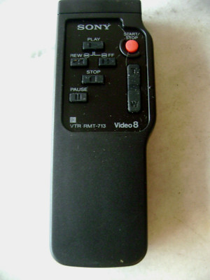 SONY VTR RMT-713 VIDEO 8 REMOTE CONTROL HANDYCAM | eBay