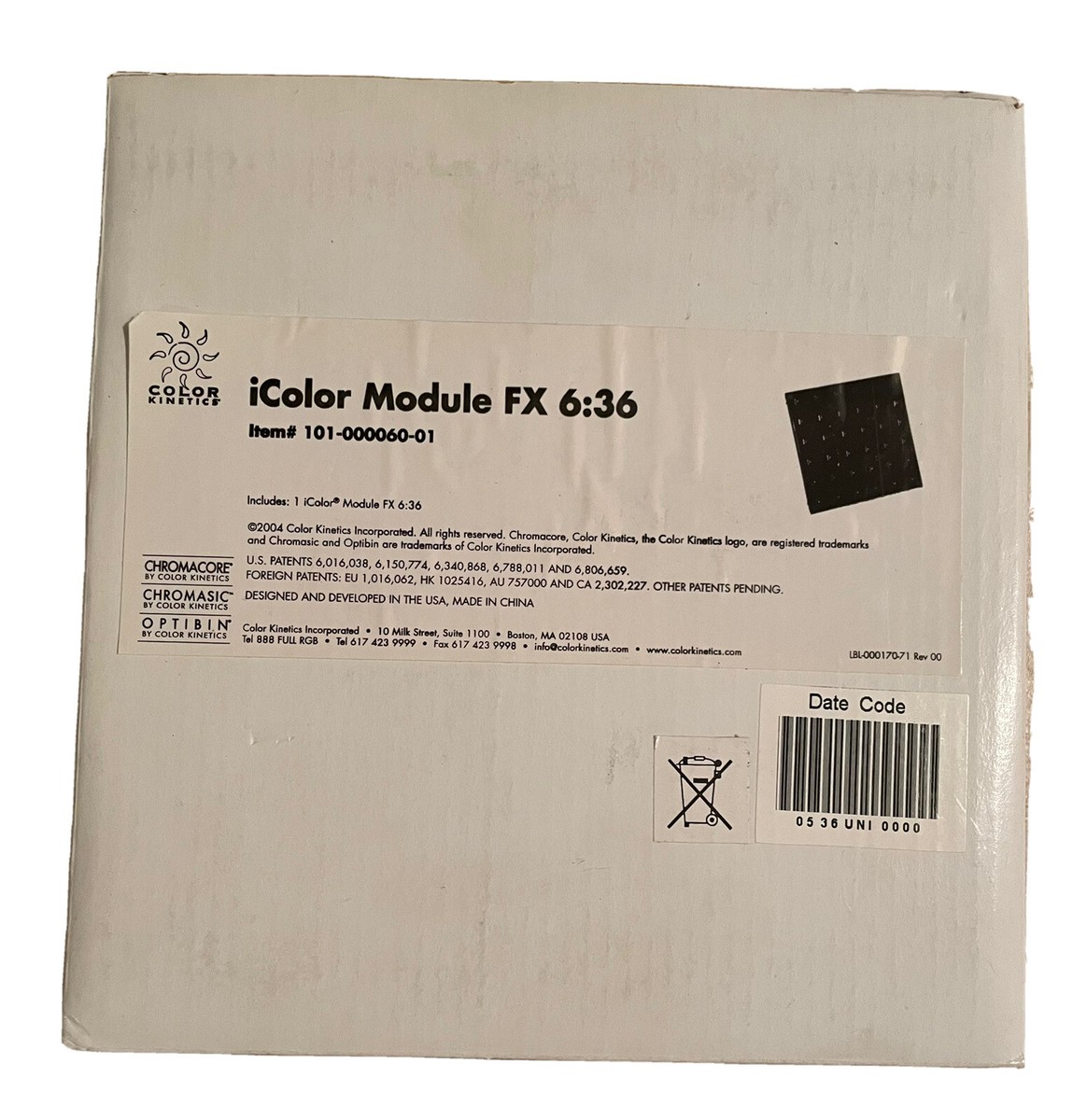 Color Kinetics Logo BRO137R00 MR G2.indd