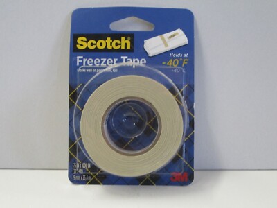 NEW! SCOTCH FREEZER TAPE, .75 X 1000 INCH, HOLDS AT -40° F # 178 | eBay