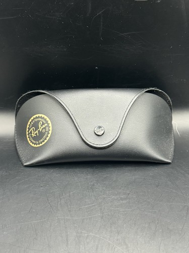 Authentic Ray-Ban Sunglasses Leather Case only - Black | eBay