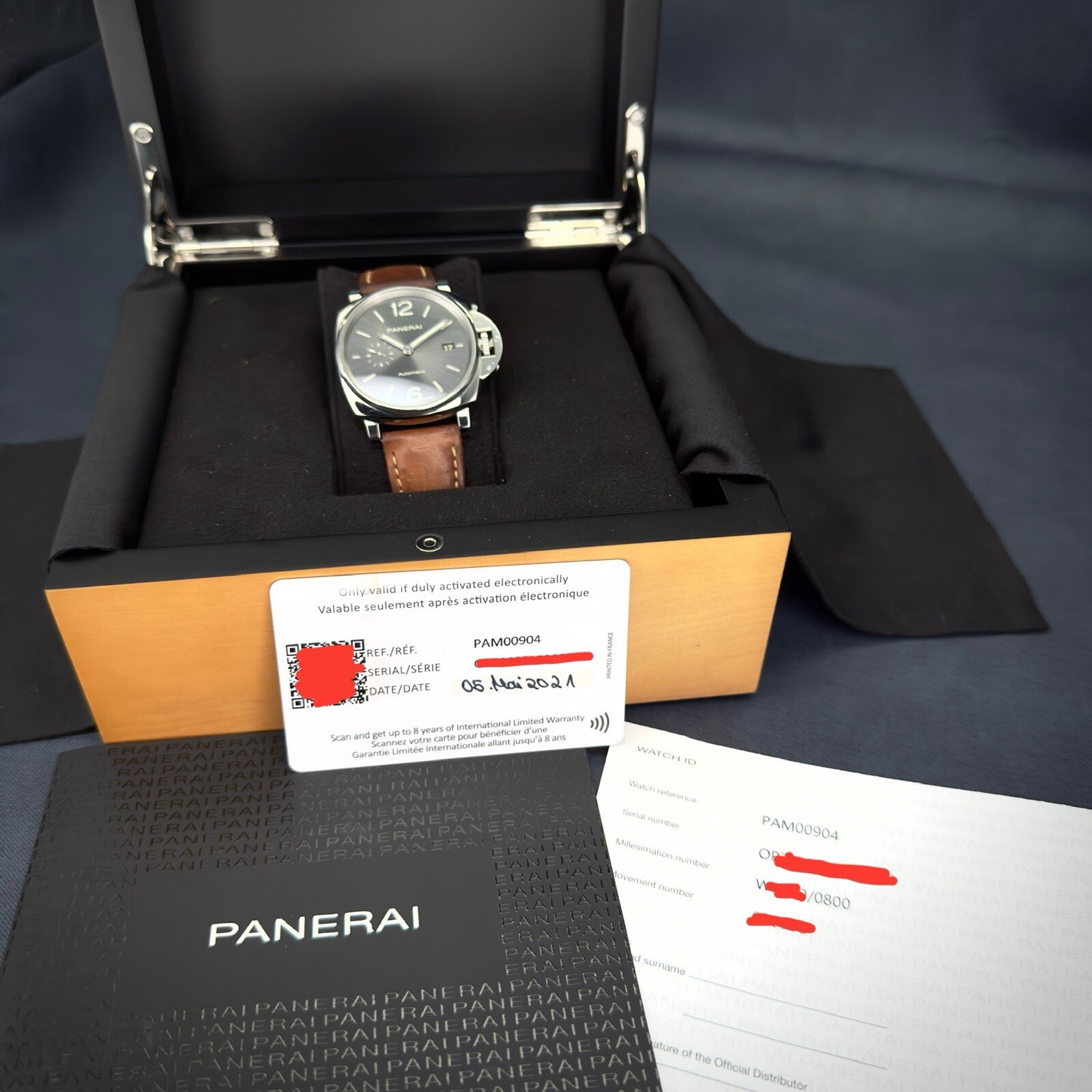 Panerai Luminor Due Gray Men's Watch - PAM00904 for sale online | eBay