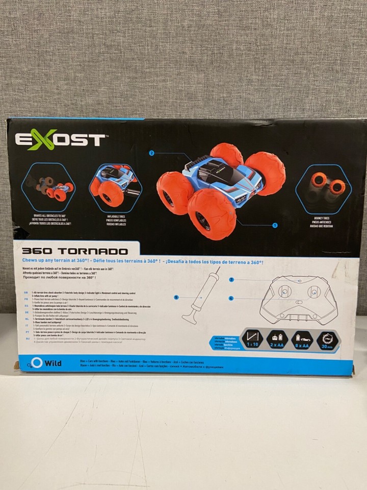 RC Car Remote Radio Controlled EXOST 360 TORNADO Silverlit Toys FLIPS Red | eBay