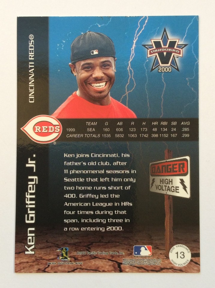2000 VANGUARD KEN GRIFFEY JR. HIGH VOLTAGE - GREEN 31/99 #13 | eBay