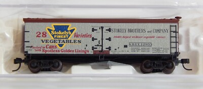 Atlas N-Scale #50002240 40' woodside BILLBOARD CAR "STOKELY'S ...