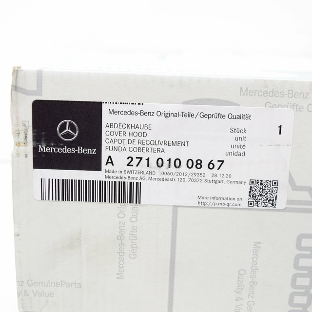 Mercedes-Benz C Class W204 180 Kompressor Engine Cover 2710100867 for ...