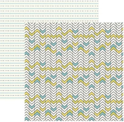 Bohemian - Boho Chevron scrapbook paper, DS, Ella & Viv EAV1151 | eBay