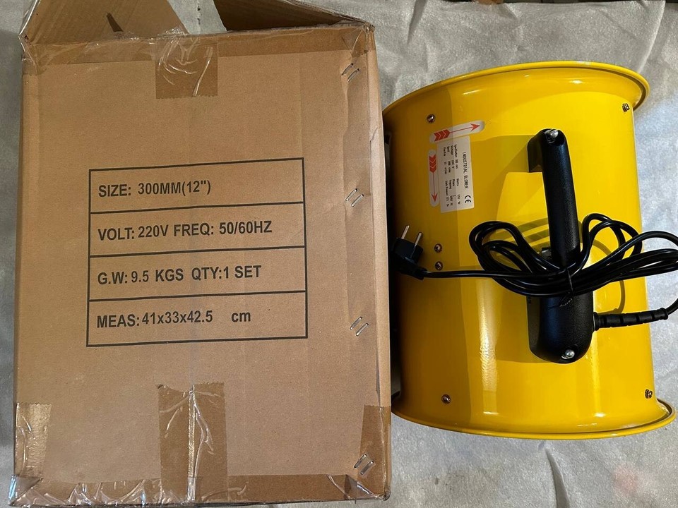 INDUSTRIAL AIR VENTILATOR BLOWER 12 INCH 220V 550W | eBay