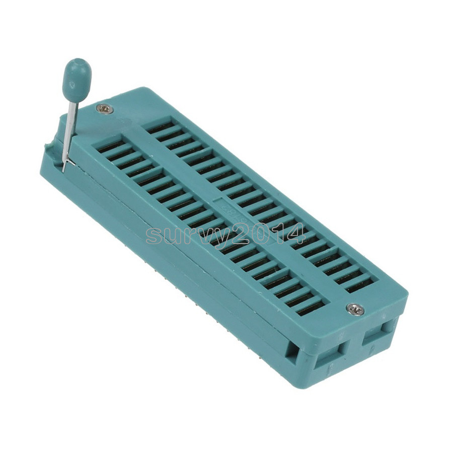 2pcs Multi-function Universal 40P 40Pin ZIF ZIP DIP IC Test Tester ...