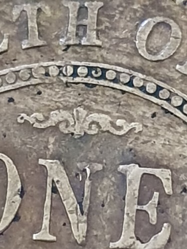 AUSTRALIA 1920 PENNY " RARE " DOUBLE DOT with 6 PEARLS & CENTER DIAMOND ...