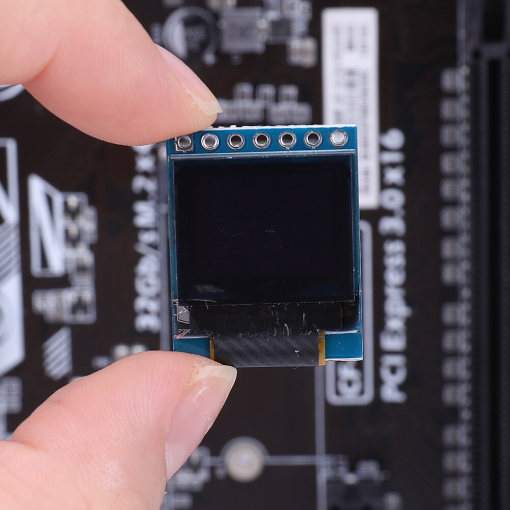 0.66 Inch OLED Screen Board 7 Pin Mini Screen Board 3.3-5V Electronic ...