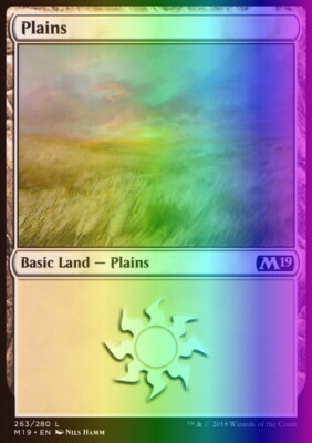 MTG Magic the Gathering Plains (263/339) Core Set 2019 LP FOIL | eBay