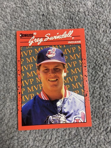 Greg Swindell #310 1990 Donruss Baseball Cleveland Indians Near Mint ...