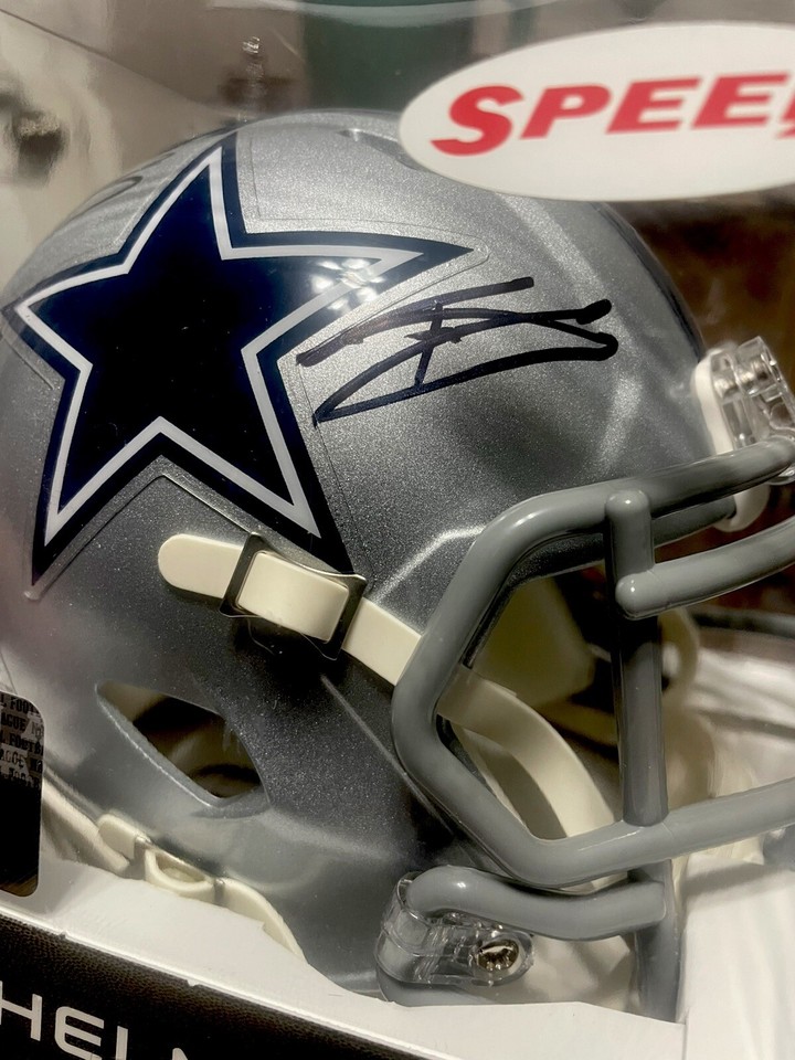TREVON DIGGS/DARON BLAND AUTOGRAPHED DALLAS COWBOYS MINI HELMET BECKETT ...