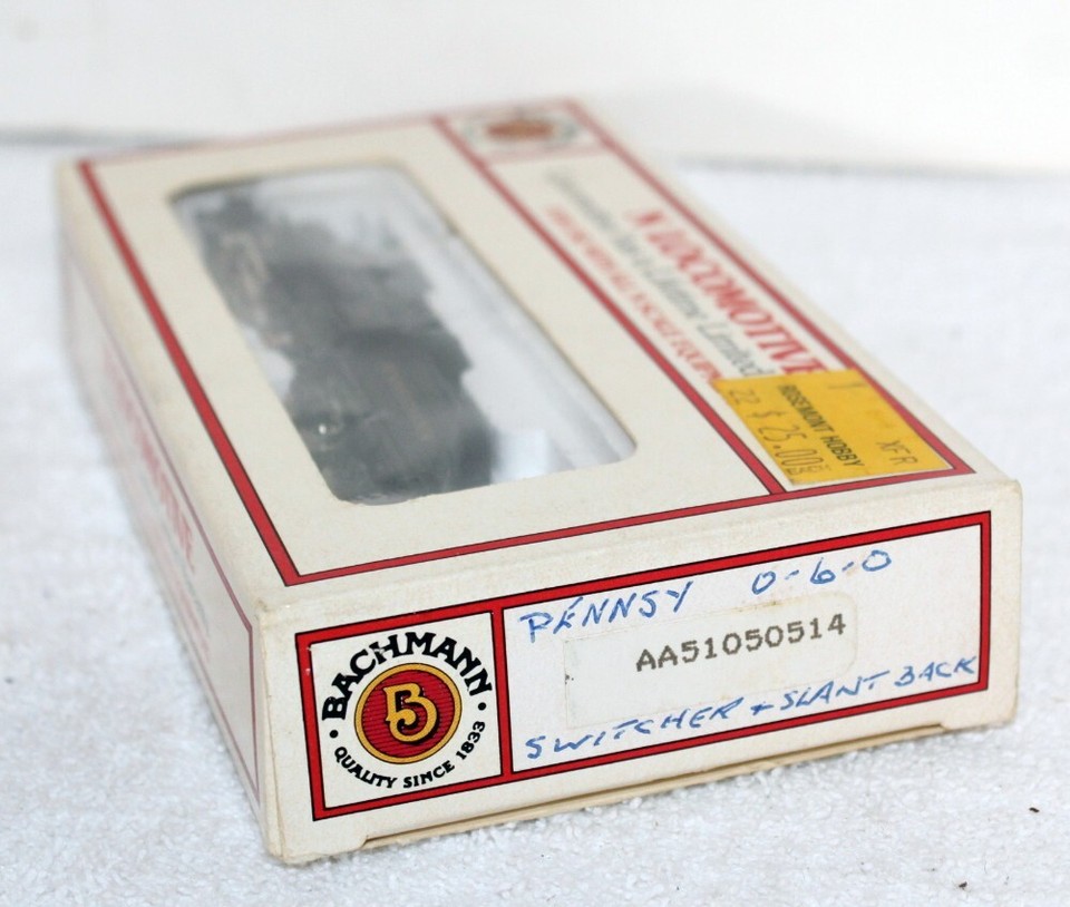 Bachmann N Guage 0-6-0 Pennsy Steam Locomotive Pennsylvania 524 NIB | eBay