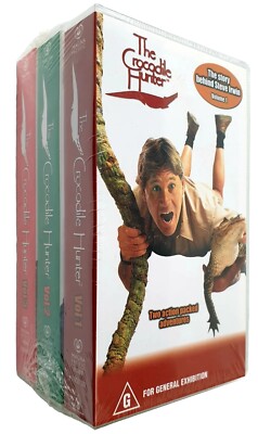 New! STEVE IRWIN’S The Crocodile Hunter VHS Video Collection Volume 1 ...