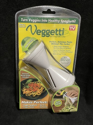 Vegetti Spiral Vegetable Slicer Cutter Makes Veggie Pasta Spaghetti ...