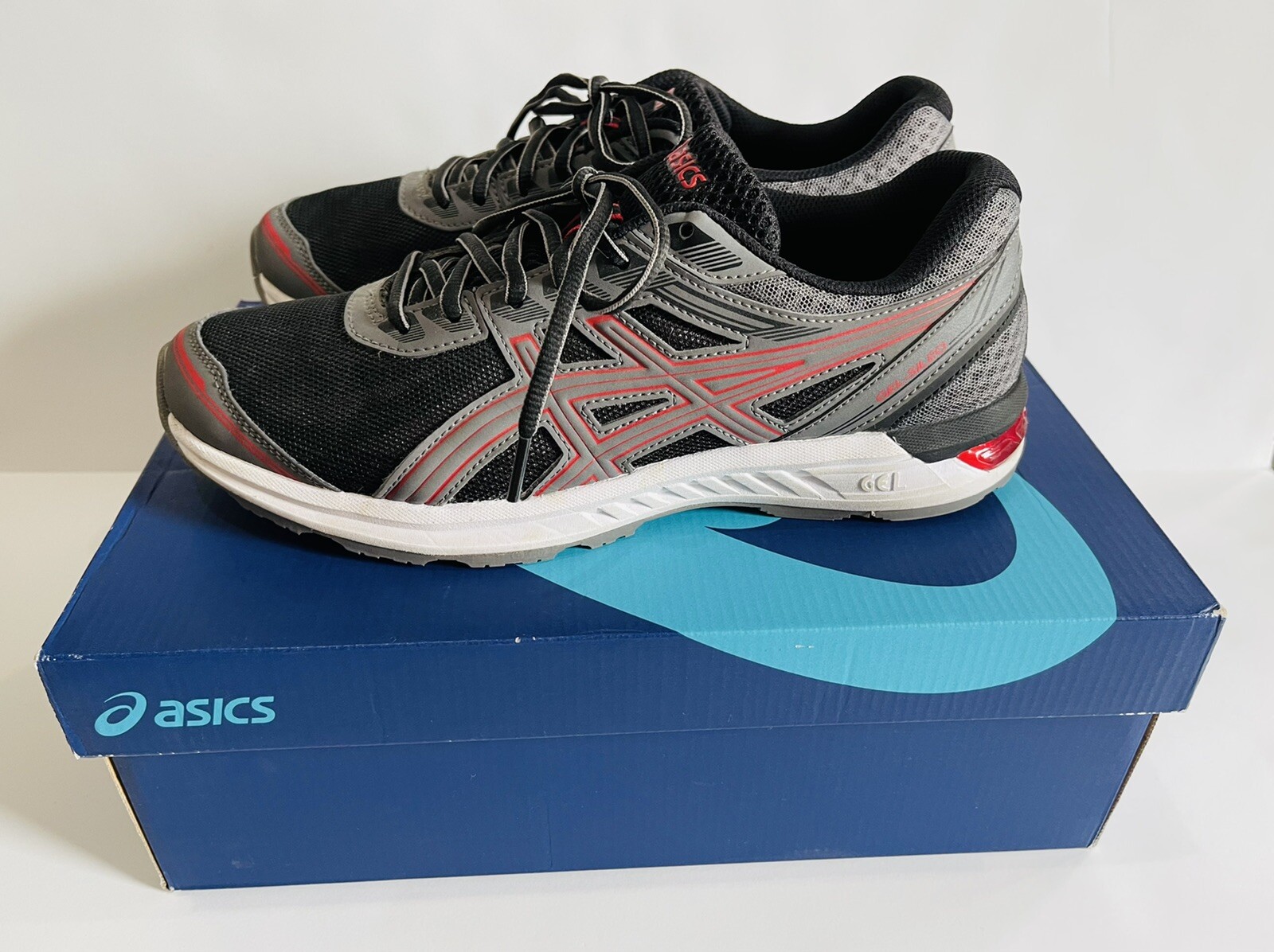 ASICS Mens GEL-Sileo Black Cayenne Running Shoes Snea… - Gem