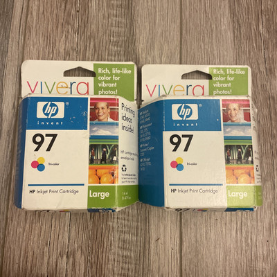 HP Genuine 97 Tri-Color Combo Genuine Ink Cartridge C9363WN 2 PACK ...