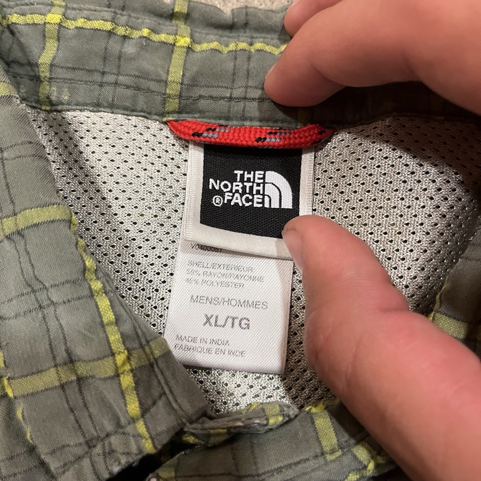 The North Face Short Sleeve Button Shirt Mens XL Casual Rayon Poly ...