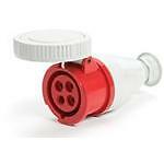 WOODHEAD / MOLEX 460C9W Conn Power RCP 3Power/1Ground POS ST Cable ...