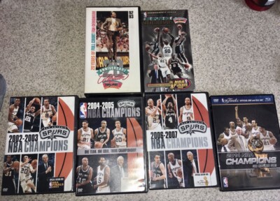 San Antonio Spurs NBA Champions DVD’s And VHS 1999-2014 Collectibles ...