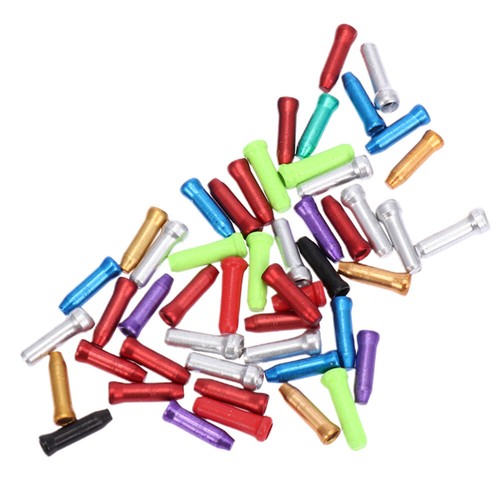 100 Pcs Wire Core Cap Bike Brake Line End Cable Ends Crimps Caps | eBay