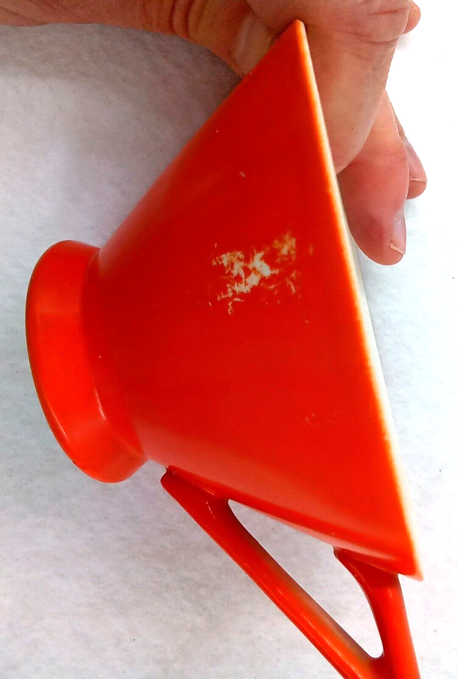 Salem Streamline Tricorne Cup and Saucer White Orange Vintage USA MCM ...