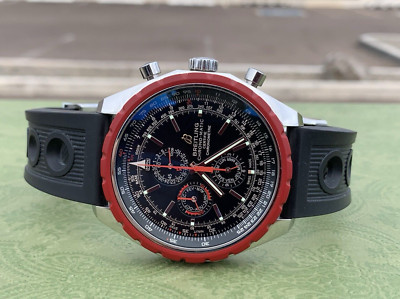 Breitling Chrono-Matic 1461 Red Bezel 49mm Automatic Limited Watch ...