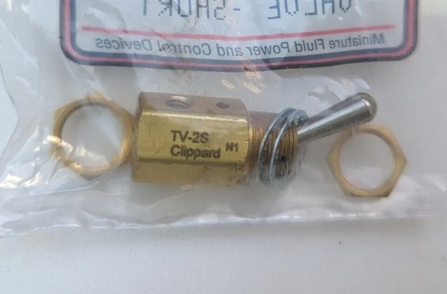 Clippard Minimatics Model Tv-2s Toggle Switch Pneumatic Valve for sale ...