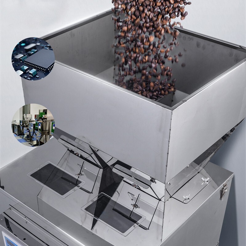 10KG Powder Particle Double Filling Machine Auto Weigh Filler ...