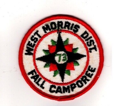 Winnebago Council Waterloo Iowa, West Morris District 1973 Camporee Patch | eBay