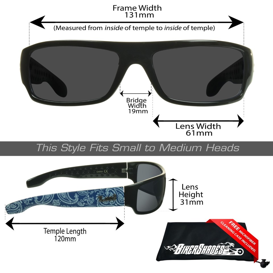 Authentic LOCS Sunglasses Black Gangster Shades Super Dark Cholo ...