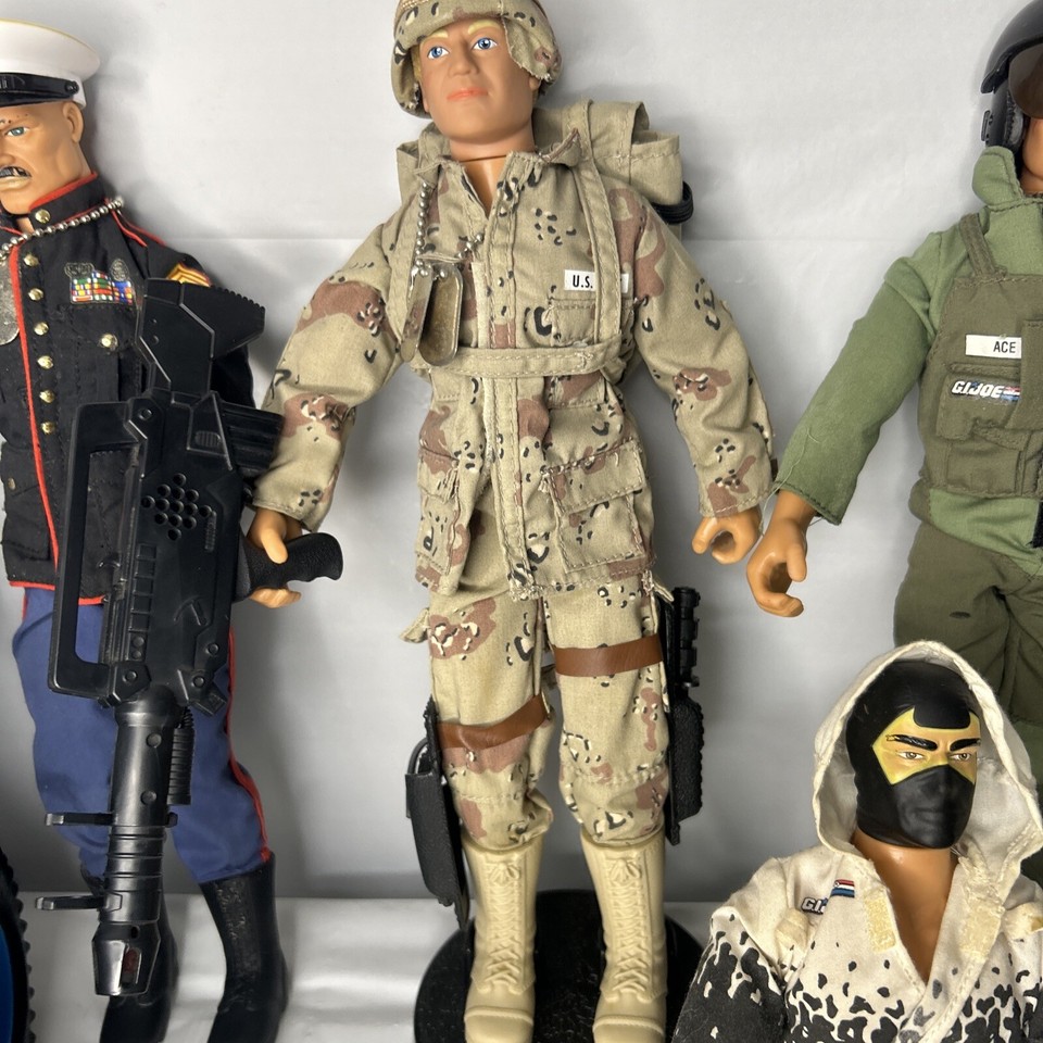 Vintage Gi Joe 12 Inches Action Figures Lot and Gi Joe Vehicle | eBay